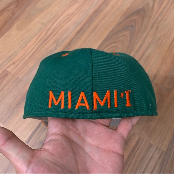 Vintage | Accessories | Vintage Miami Hurricanes Old English Script ...
